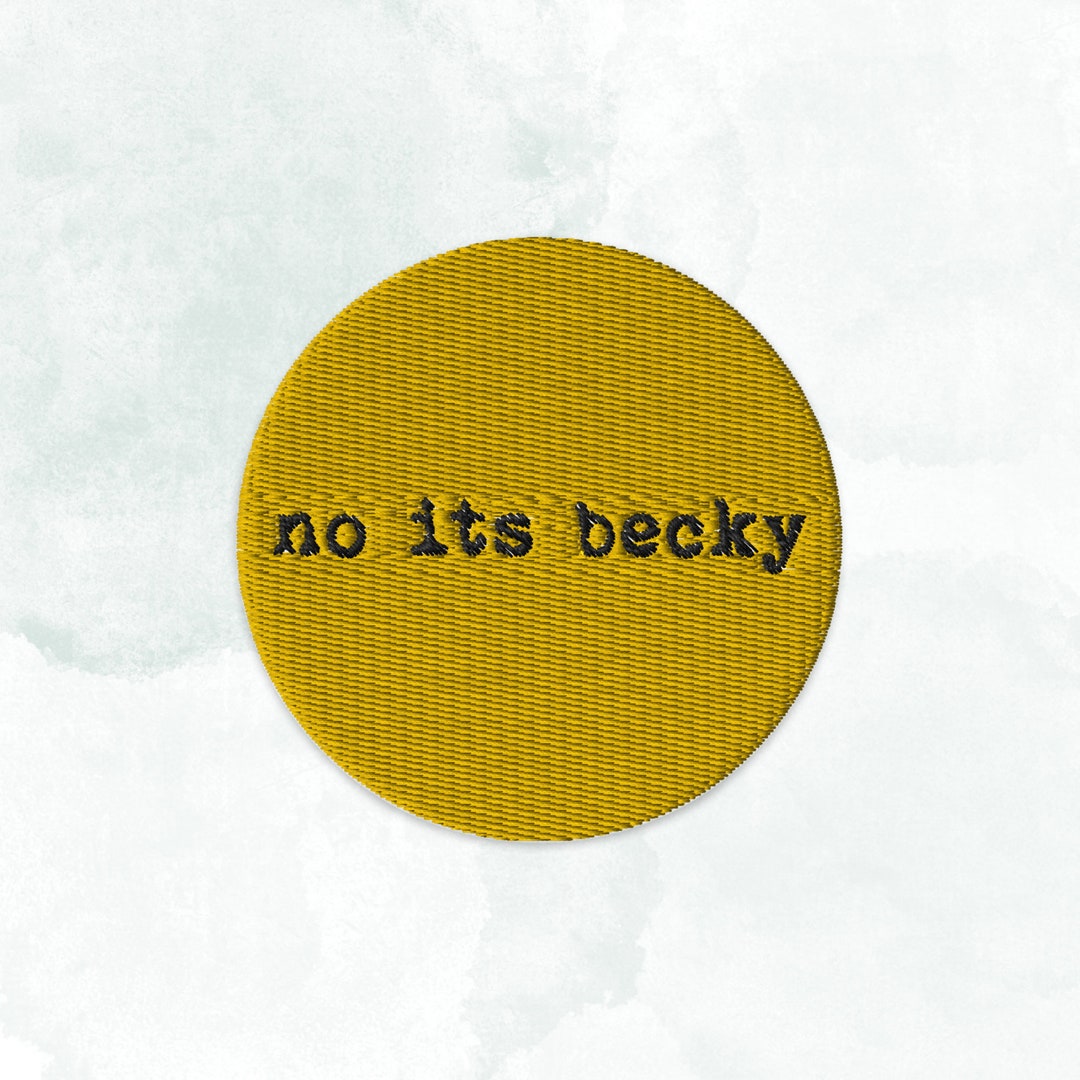 No Its Becky Taylor Swift Iron-on Patch Taylor Swift Eras Tour Merch ...