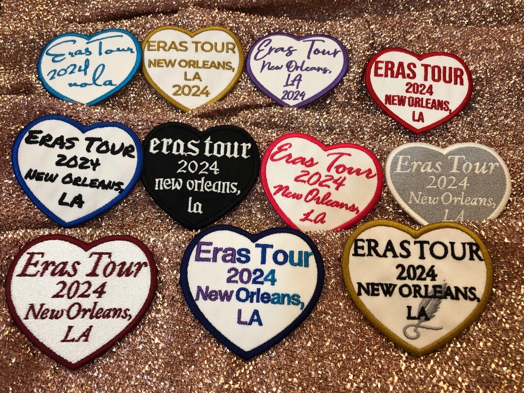 New Orleans Eras Tour Iron-on Patch Taylor Swift Commemorative Patch - Etsy