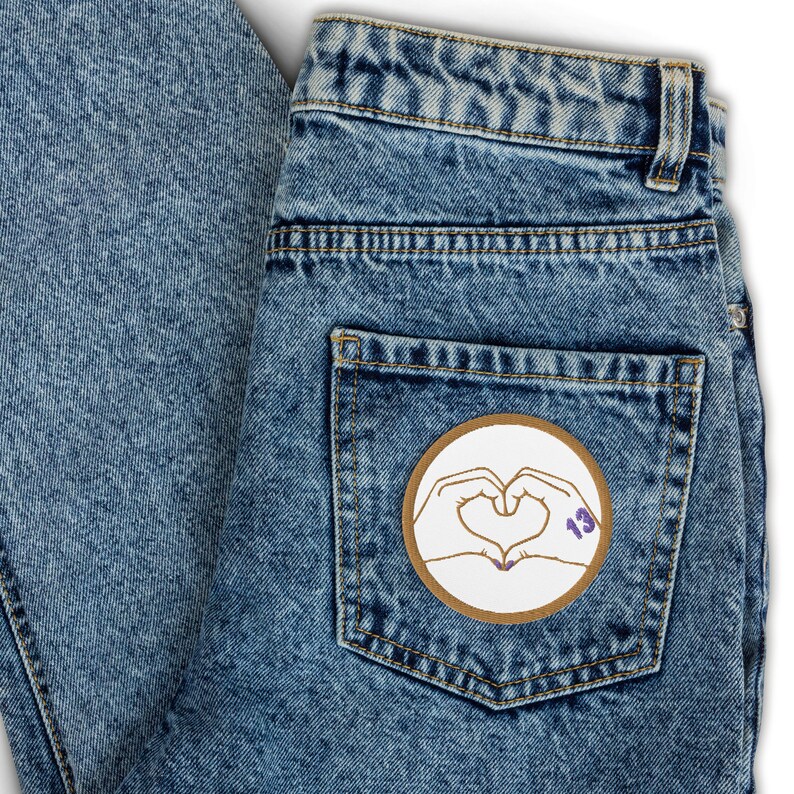 Taylor Swift 13 Heart Hands Iron on Patch Taylor Swift Eras - Etsy