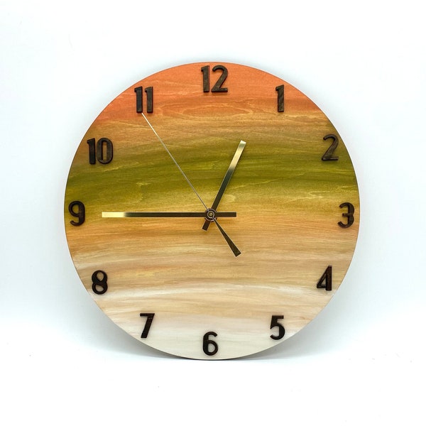 Wall Clock With Numbers - Etsy