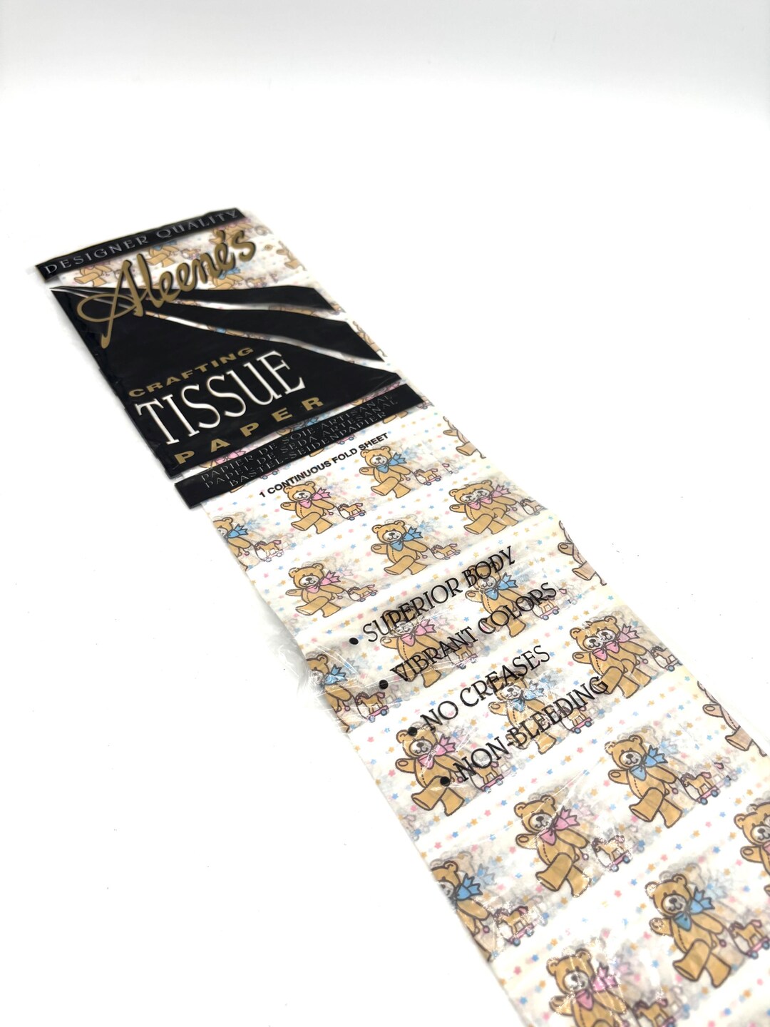 Vintage Cute Teddy Bear Parade Decorative Tissue for Gift Wrap Wrapping ...
