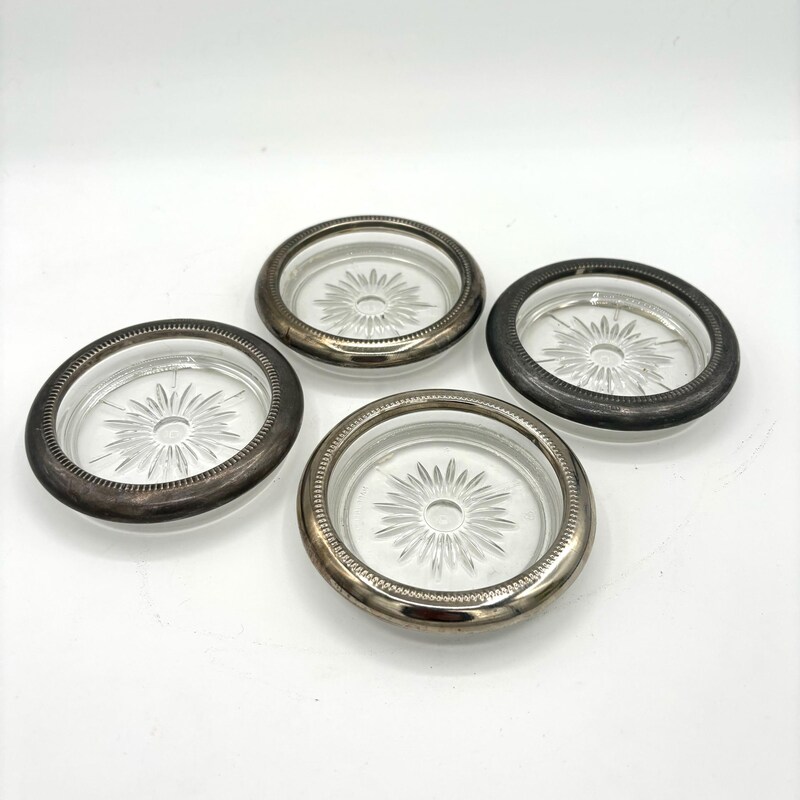 Retro Glass Coasters - Etsy