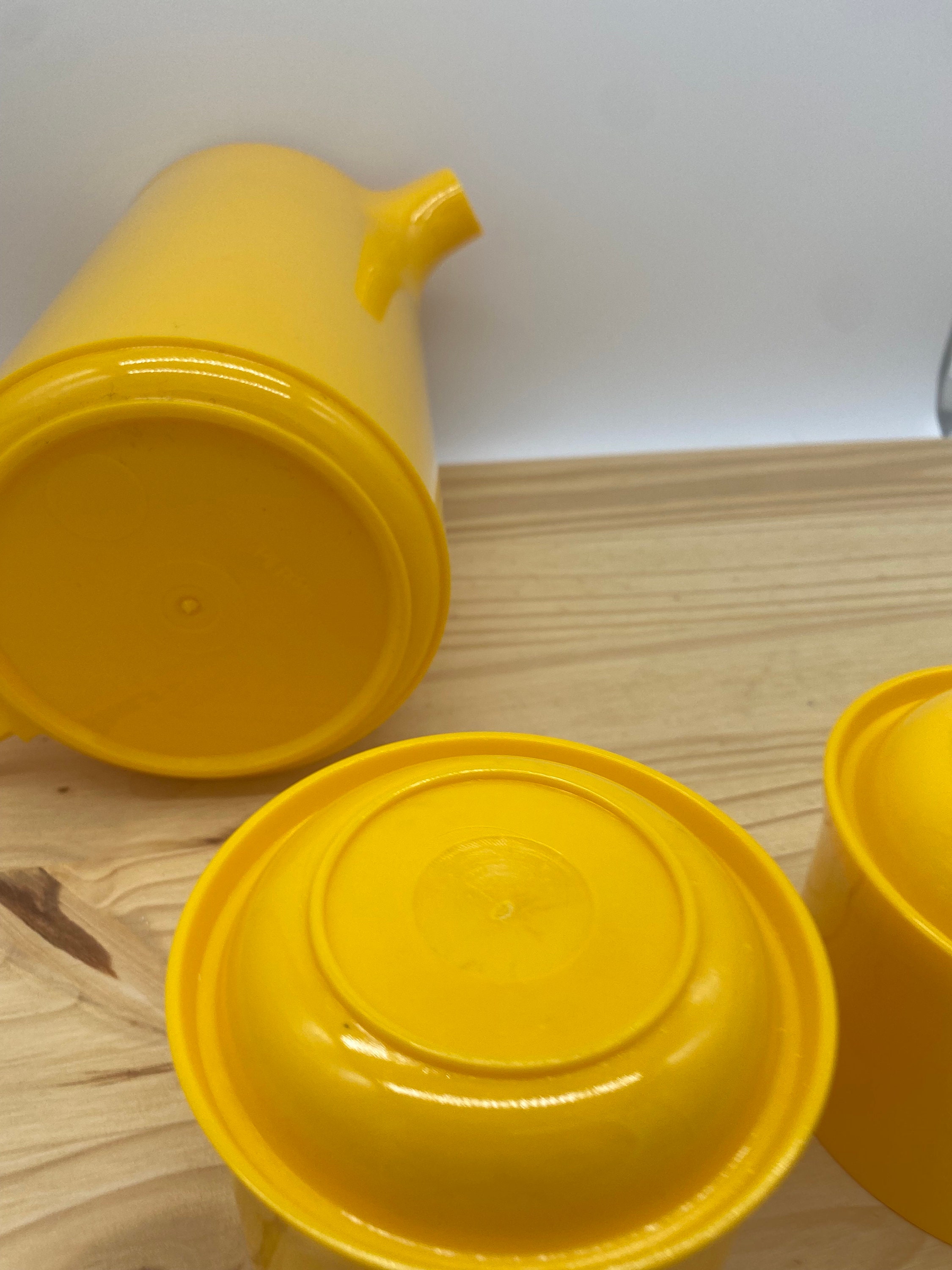Vintage Rare Mid Century Modern Yellow Ingrid Pitcher With - Etsy