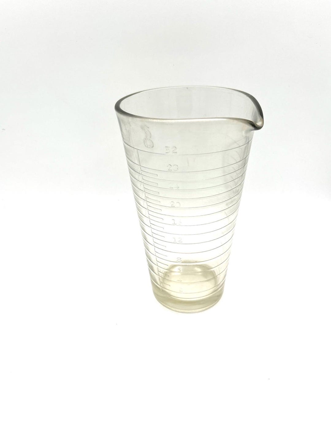 Vintage Large Measuring Glass Cup Graduated Pitcher Beaker for ...