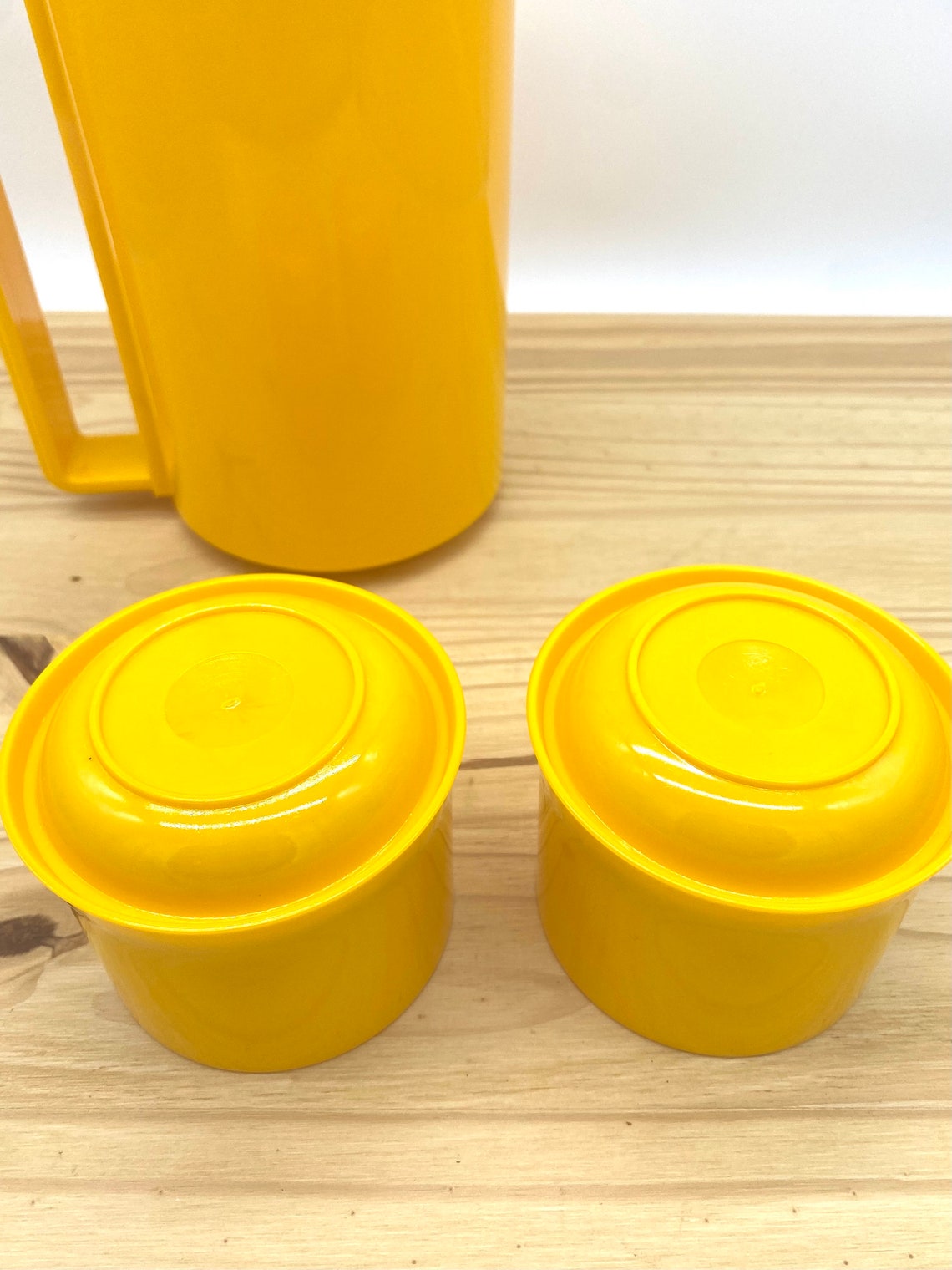 Vintage Rare Mid Century Modern Yellow Ingrid Pitcher With - Etsy