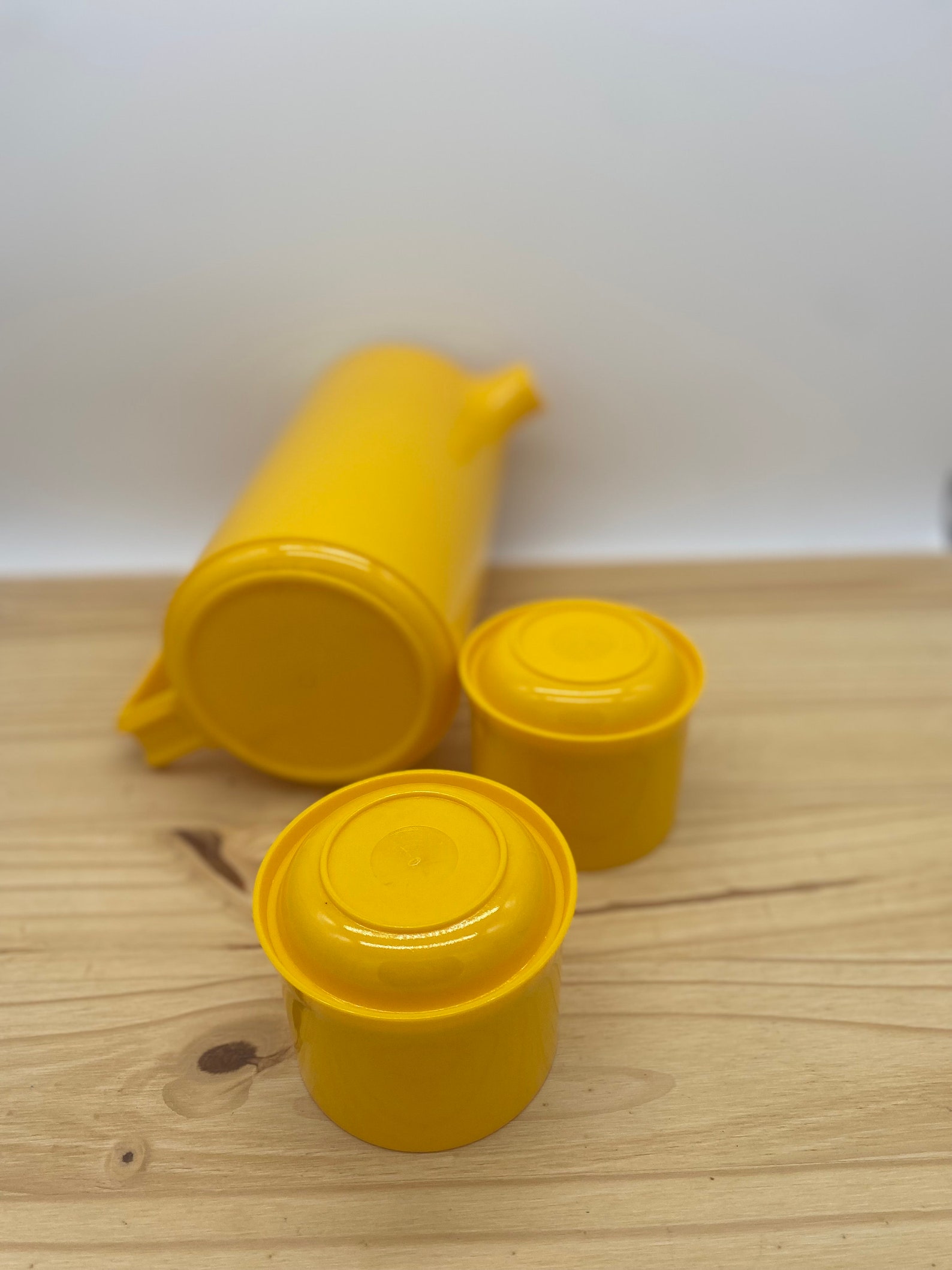 Vintage Rare Mid Century Modern Yellow Ingrid Pitcher With - Etsy