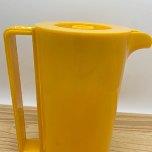 Vintage Rare Mid Century Modern Yellow Ingrid Pitcher With - Etsy