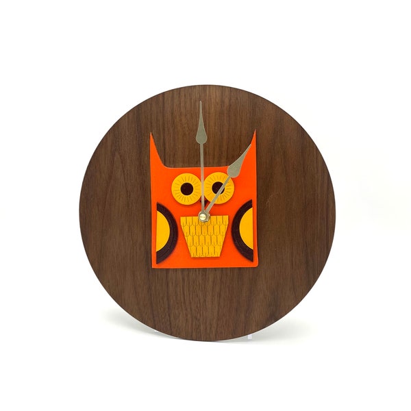 Wooden Owl Clock - Etsy