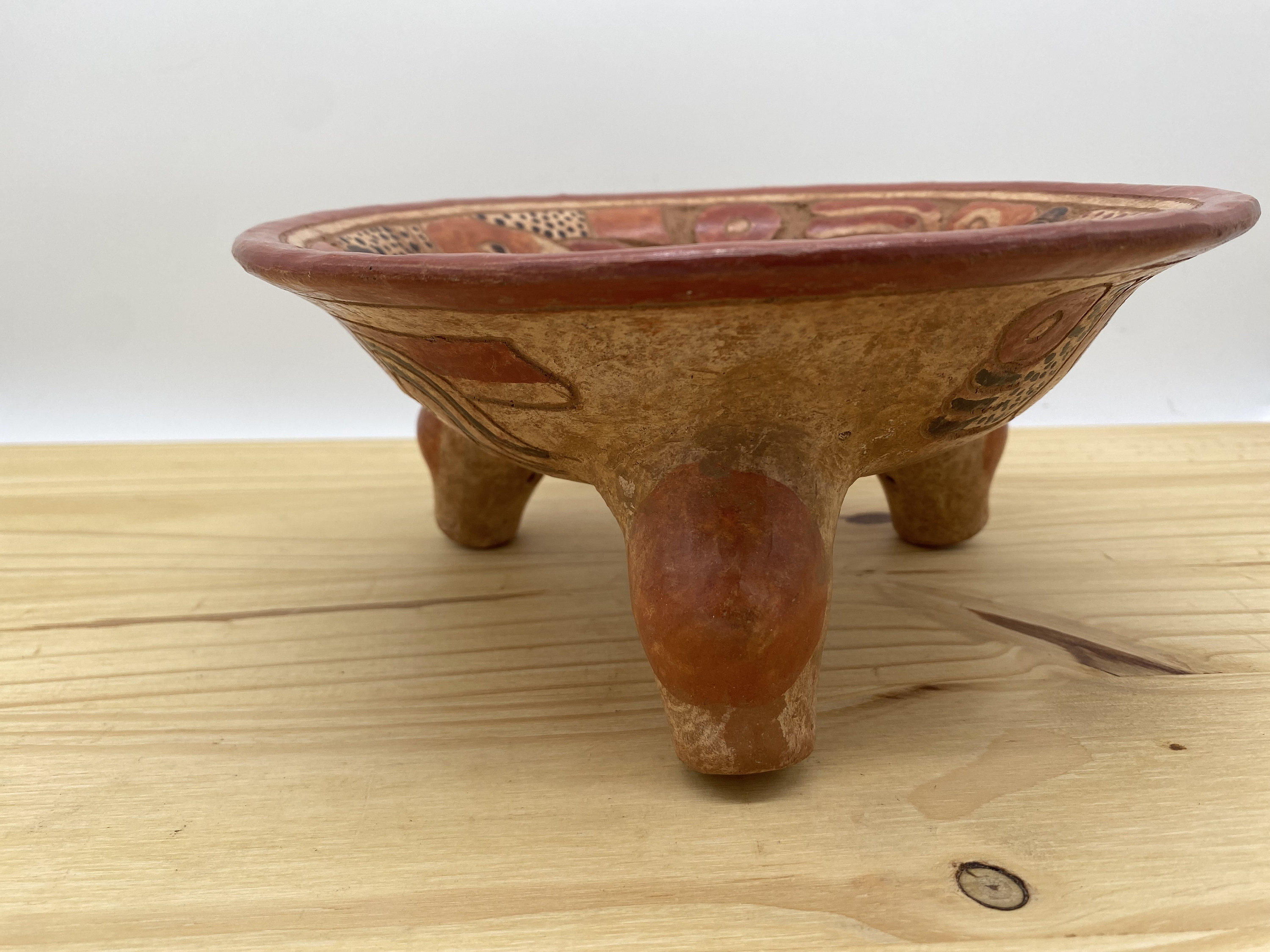 Vintage Crab Gods South American Primitive Tribal Rattle Leg Tripod ...