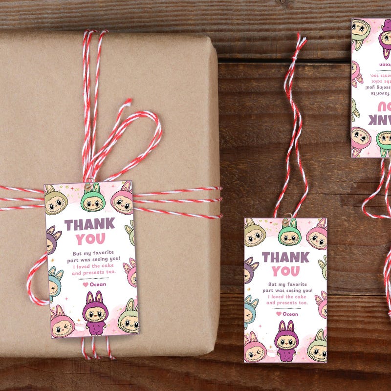 Labubu Valentines Tag - Etsy