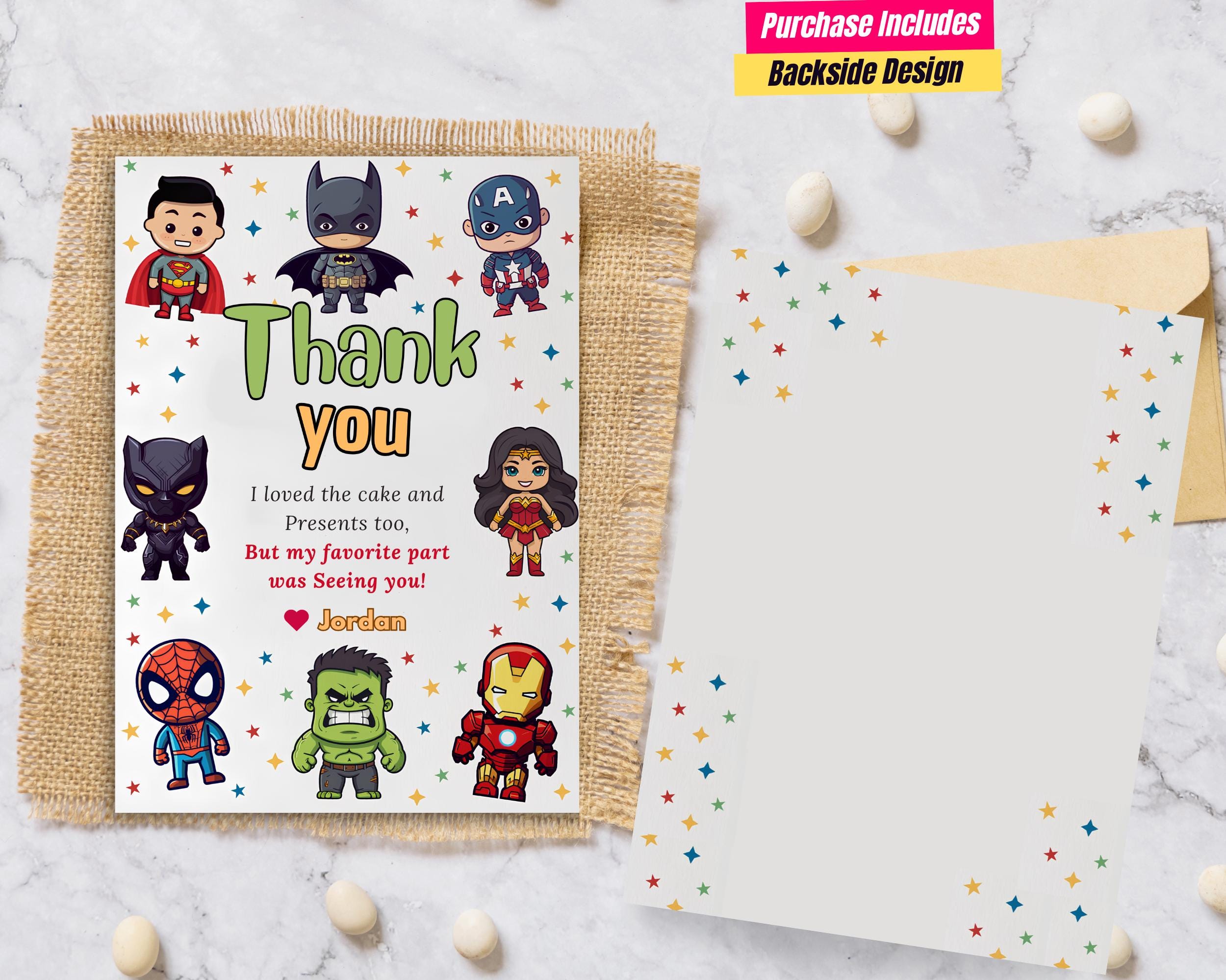 Printable Superhero Birthday Return Gift Superhero Goodie Bag Tag ...