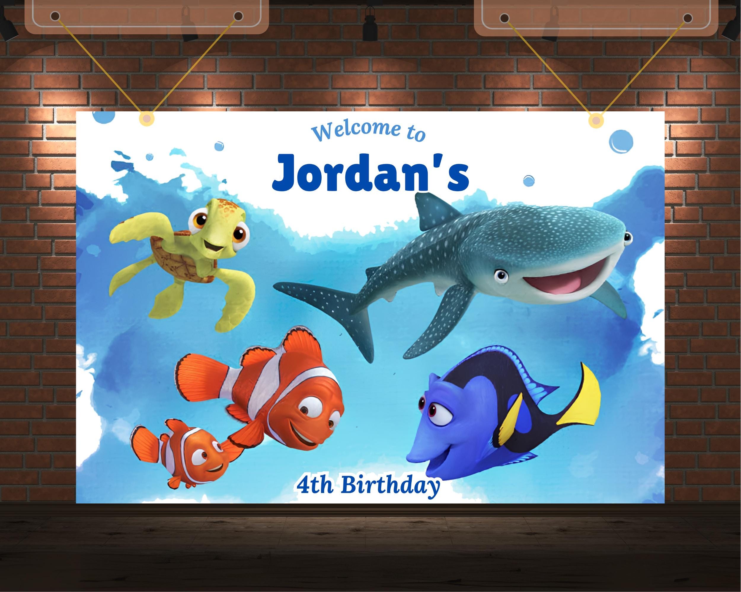 Finding Nemo Welcome Card Adorable Underwater Theme Handcrafted Nemo ...