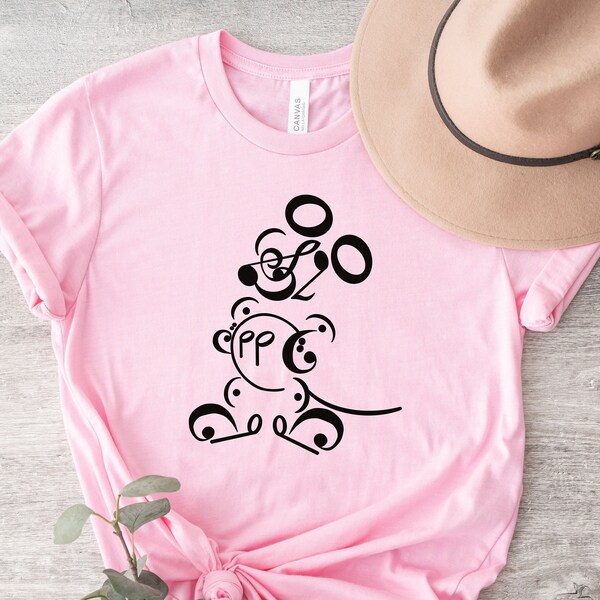 Mickey Music Notes Svg - Etsy