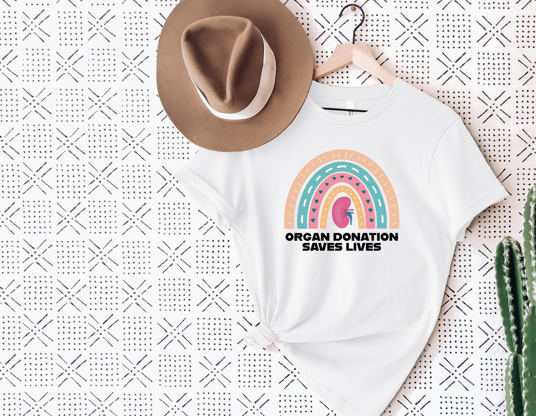 Rainbow Organ Donation T-shirt Save Lives Shirt Organ - Etsy