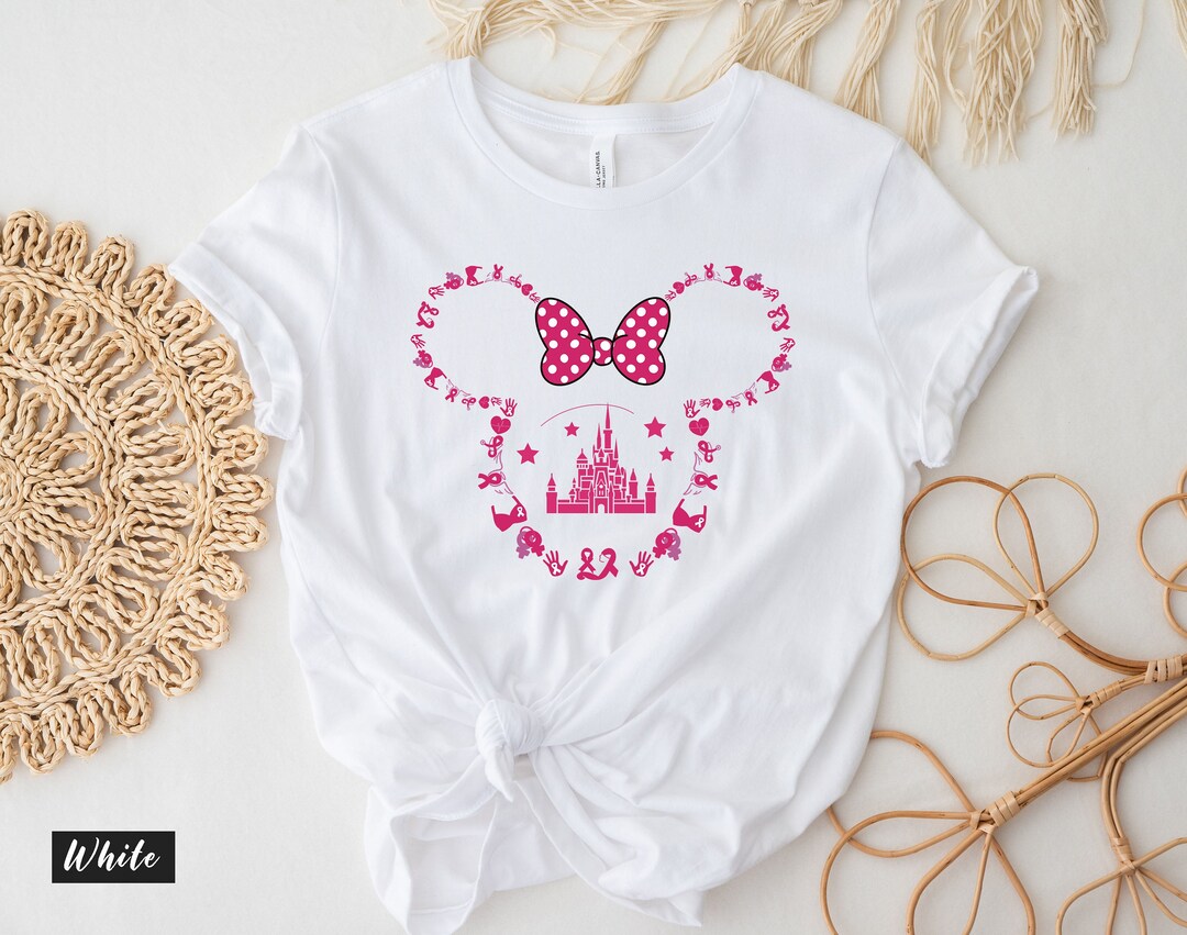Minnie Castle Cancer T-shirt Minnie Mouse Cancer Awareness - Etsy