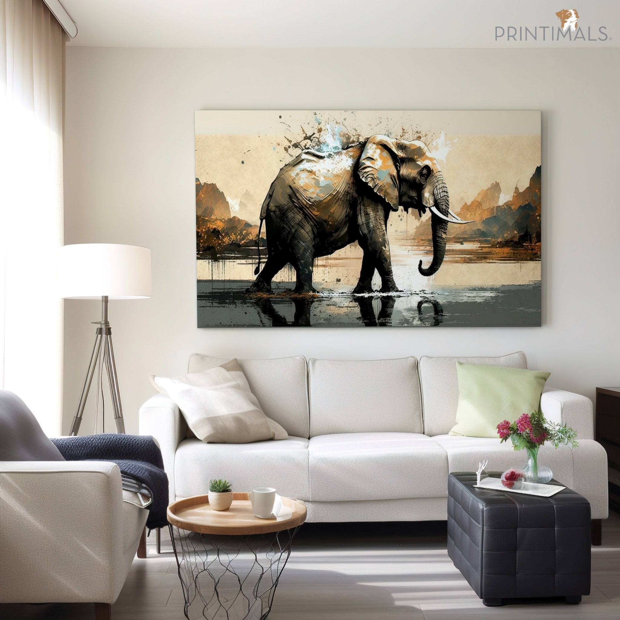 Elephant Printable, Elephant Print, Elephant Poster, Elephant, Wall Art ...