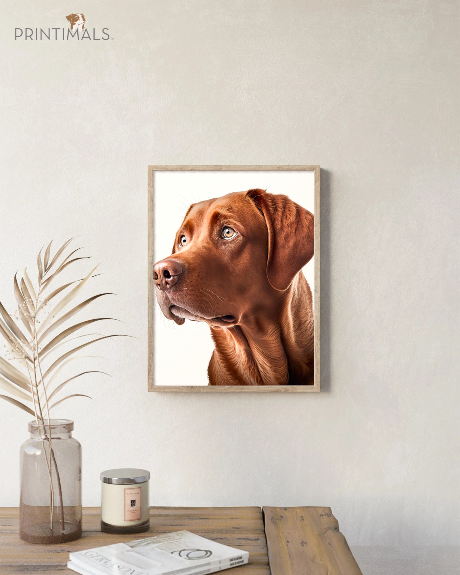 Labrador Printable, Red Lab Print, Red Lab Poster, Labrador Retriever ...
