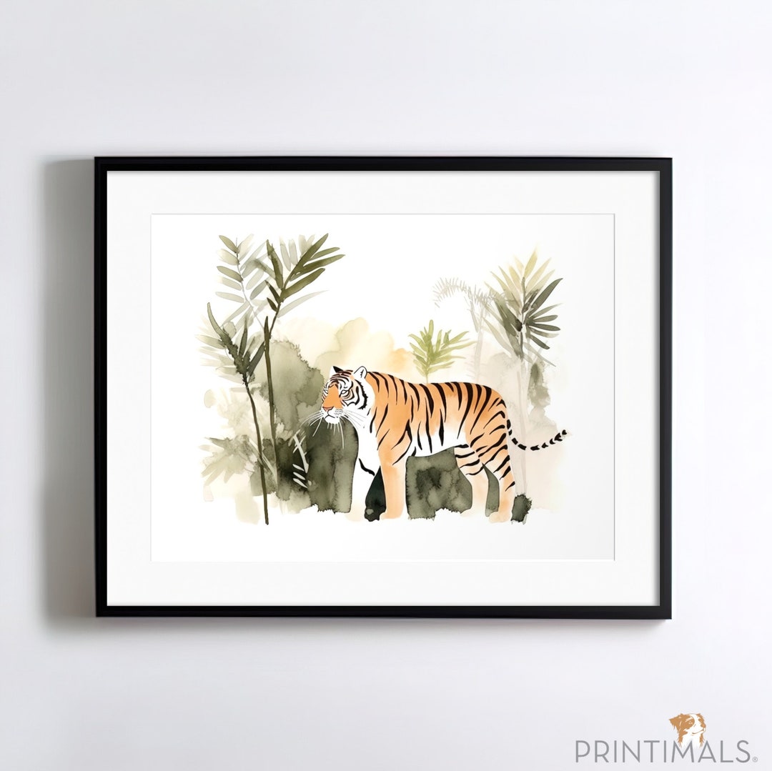 Tiger Printable, Tiger Print, Tiger Poster, Tiger, Wall Art, Gift ...