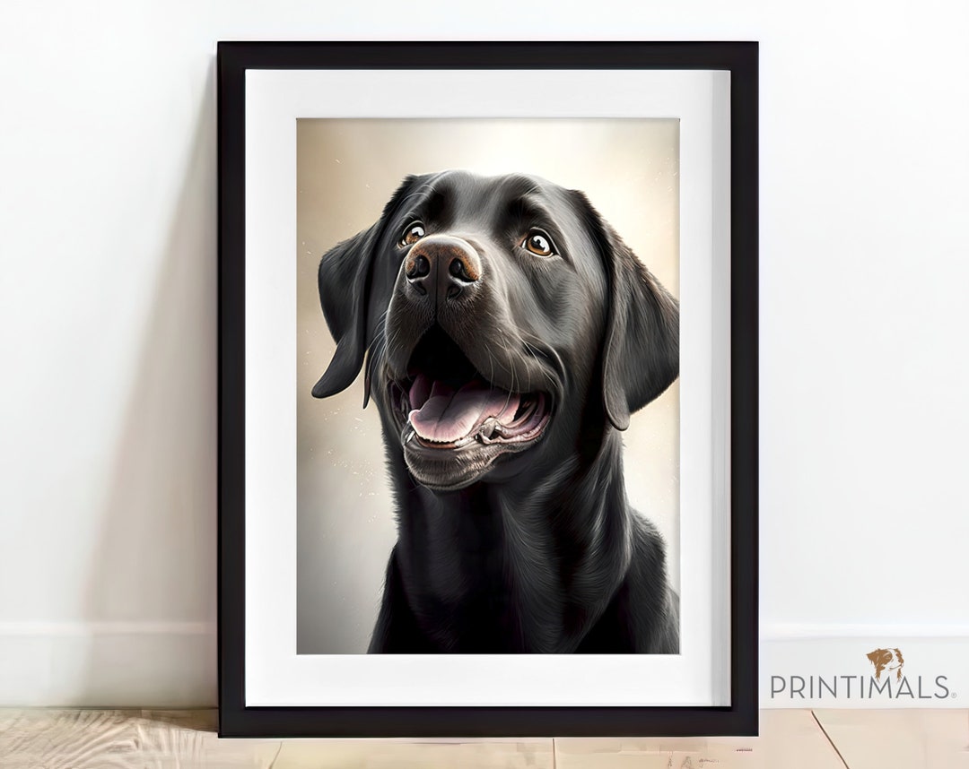 Labrador Printable, Black Lab Print, Black Lab Poster, Labrador ...