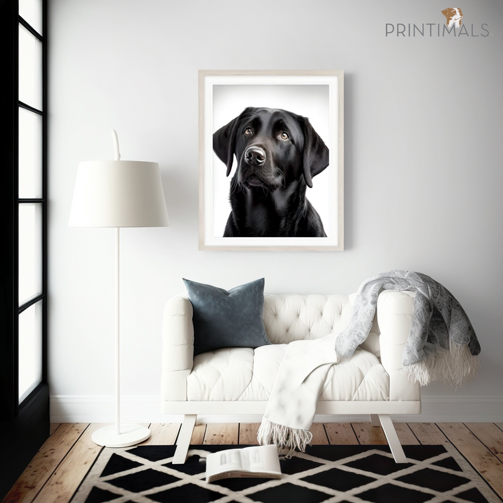 Labrador Printable, Black Lab Print, Black Lab Poster, Labrador ...