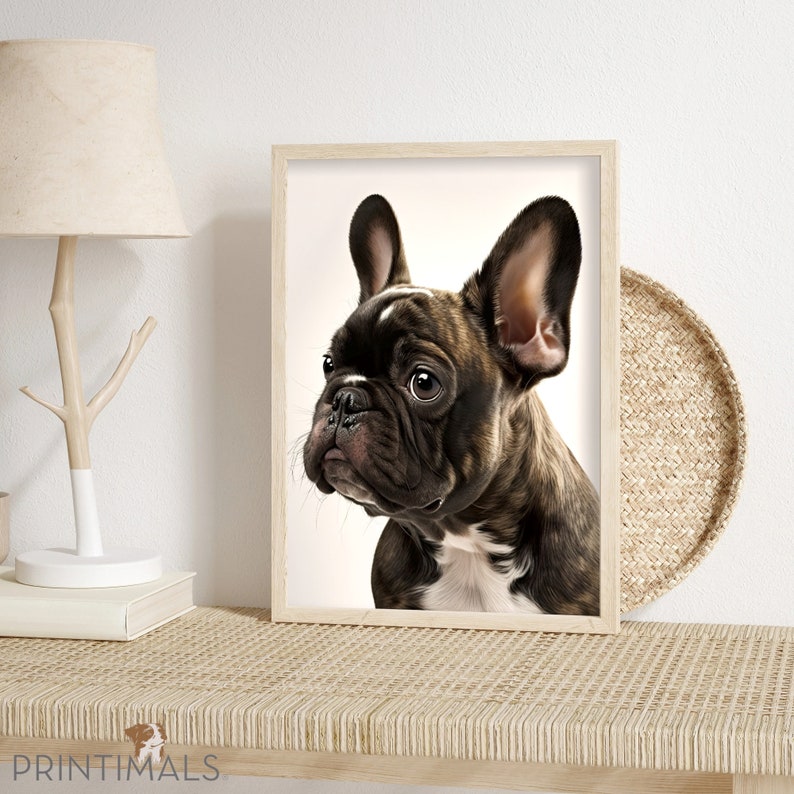 Frenchie Printable French Bulldog Print Frenchie Poster - Etsy