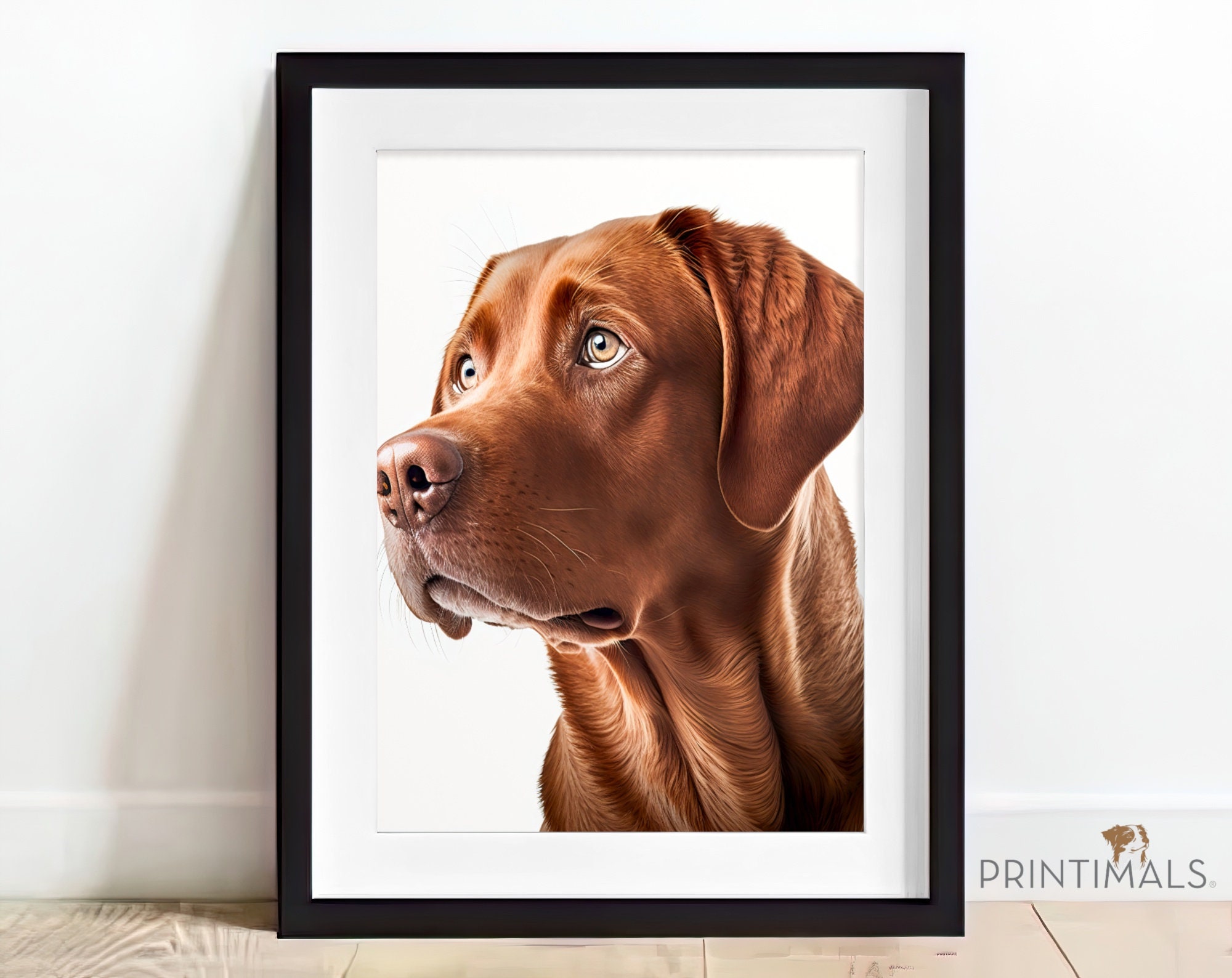 Labrador Printable, Red Lab Print, Red Lab Poster, Labrador Retriever ...