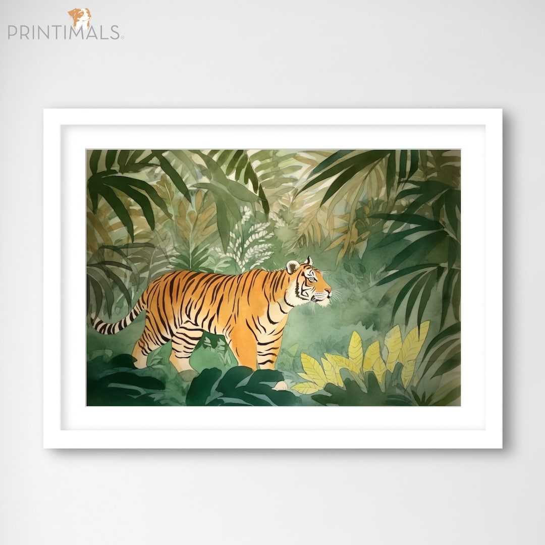Tiger Printable, Tiger Print, Tiger Poster, Tiger, Wall Art, Gift ...