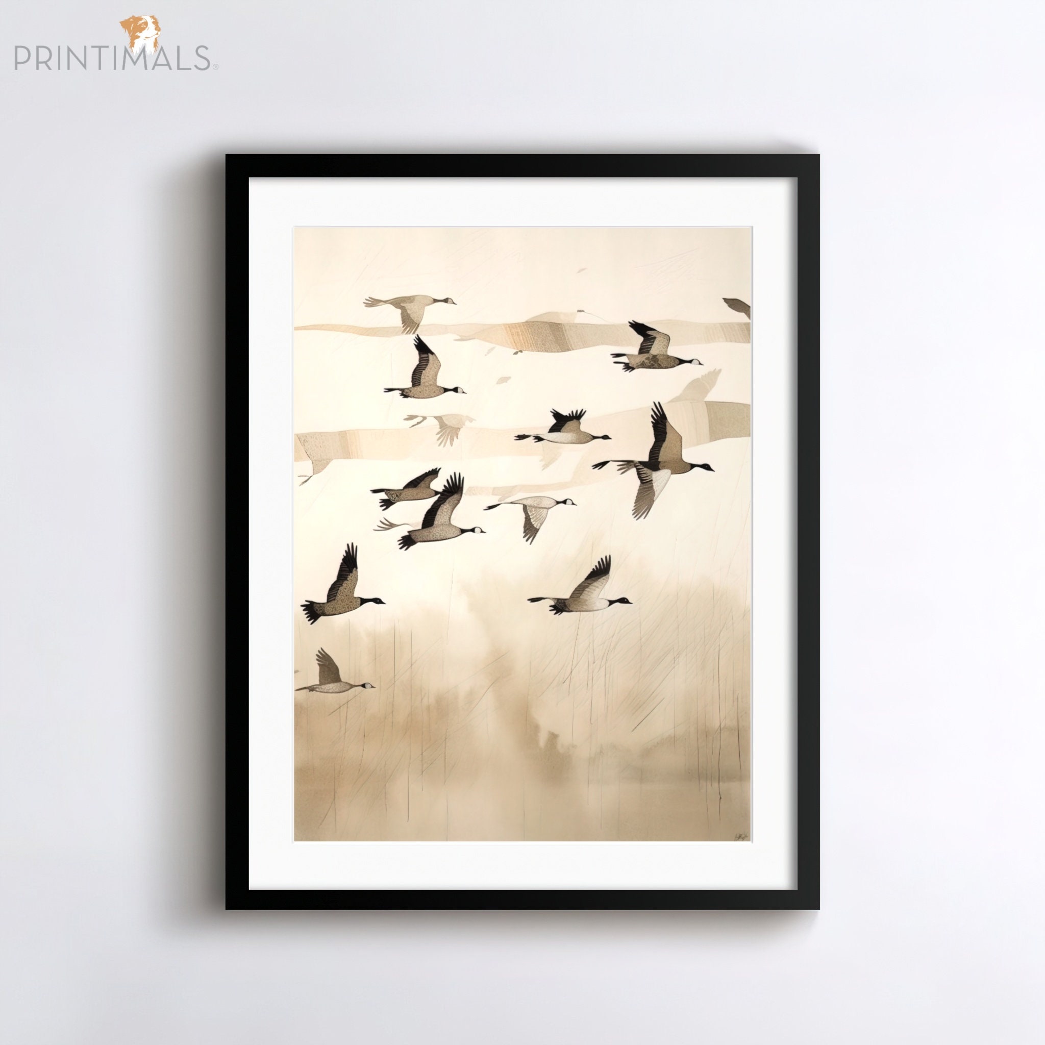 Geese Printable, Geese Print, Geese Poster, Geese, Wall Art, Gift ...