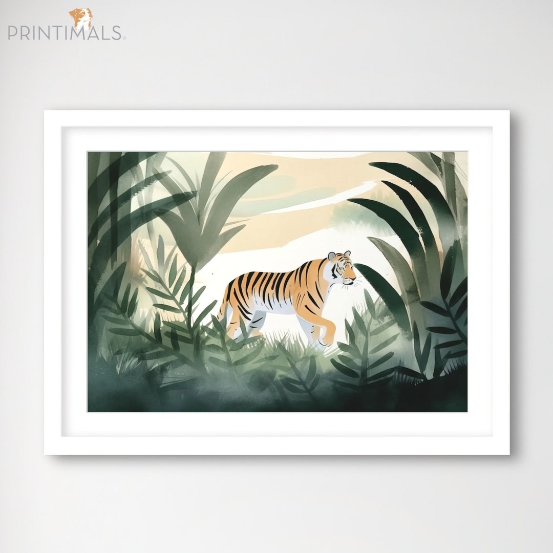 Tiger Printable, Tiger Print, Tiger Poster, Tiger, Wall Art, Gift ...