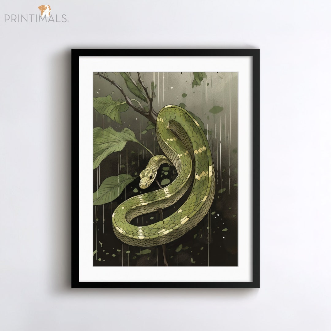 Snake Printable, Snake Print, Snake Poster, Snake, Wall Art, Gift ...