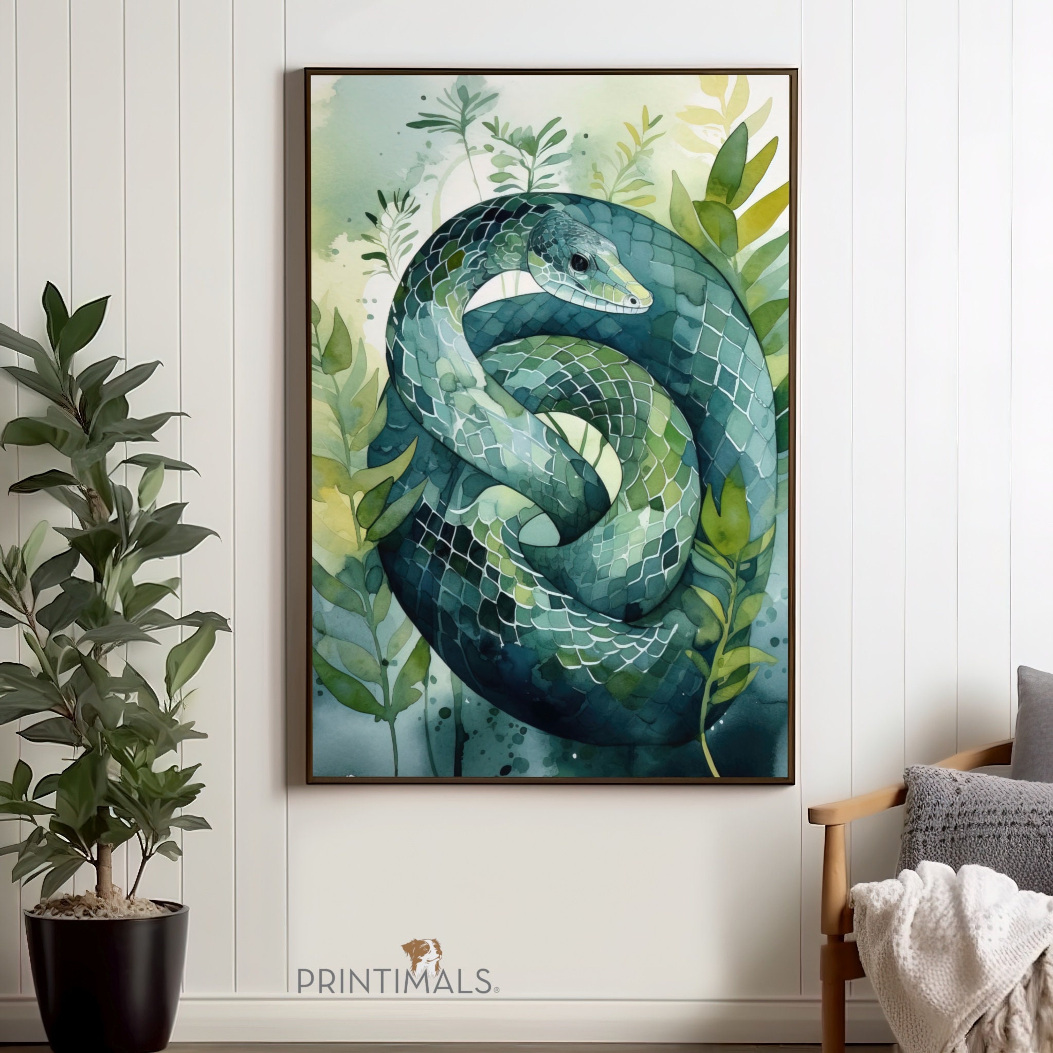 Snake Printable, Snake Print, Snake Poster, Snake, Wall Art, Gift ...
