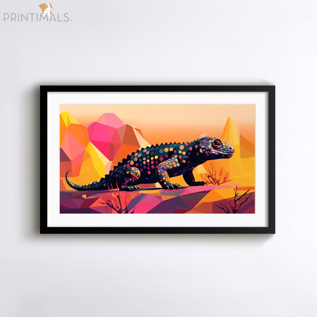 Gila Printable, Gila Print, Gila Poster, Gila Monster, Wall Art, Gift ...