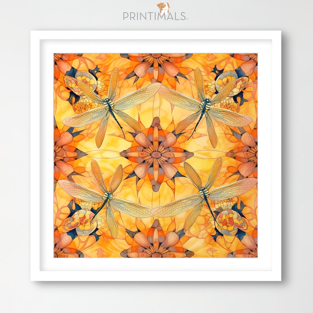 Dragonflies Printable, Dragonflies Print, Dragonflies Poster ...