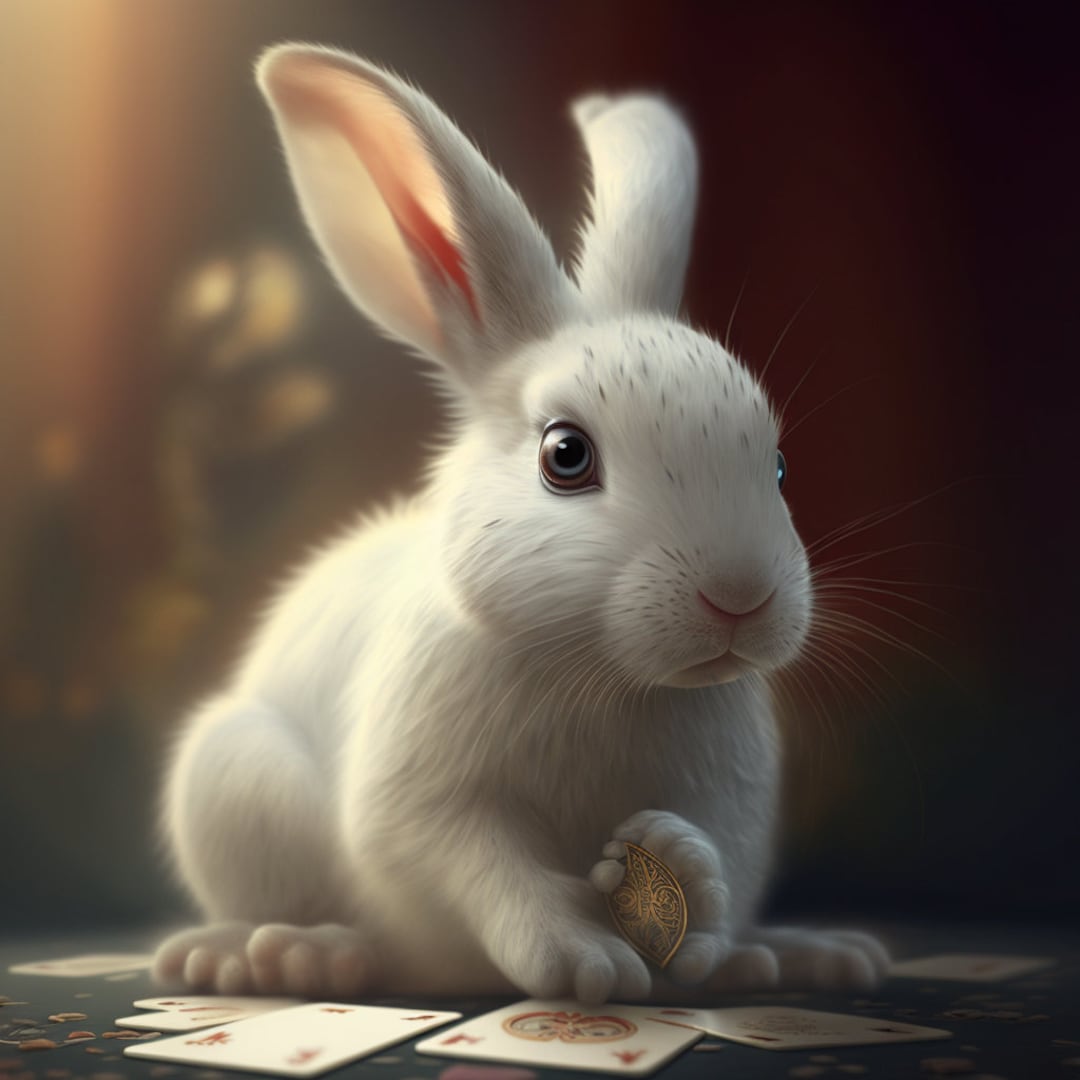 4 Instant Downloads Lucky Rabbit Digital Art Designs Printable Rabbit ...