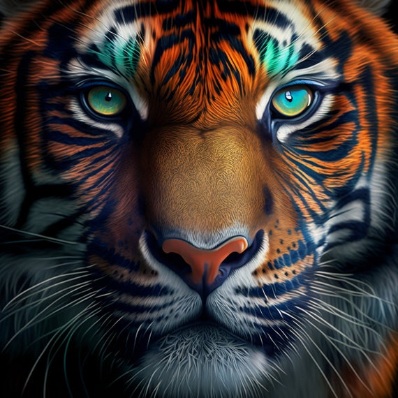 Real Tiger Print Wallpaper