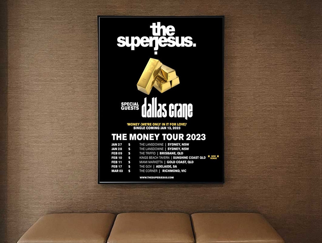 The Superjesus Unveil New Single lights Out, Set for Release Poster - Etsy