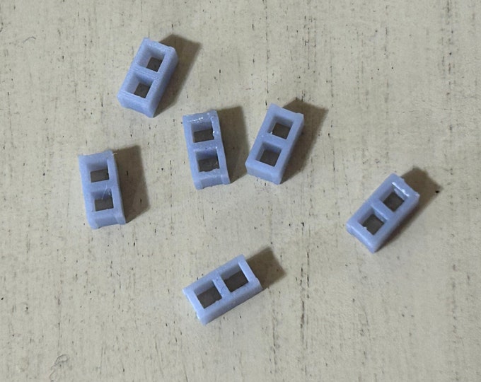 Concrete Cinder Block X40 1:87 HO OO Diorama Miniature Model Train ...