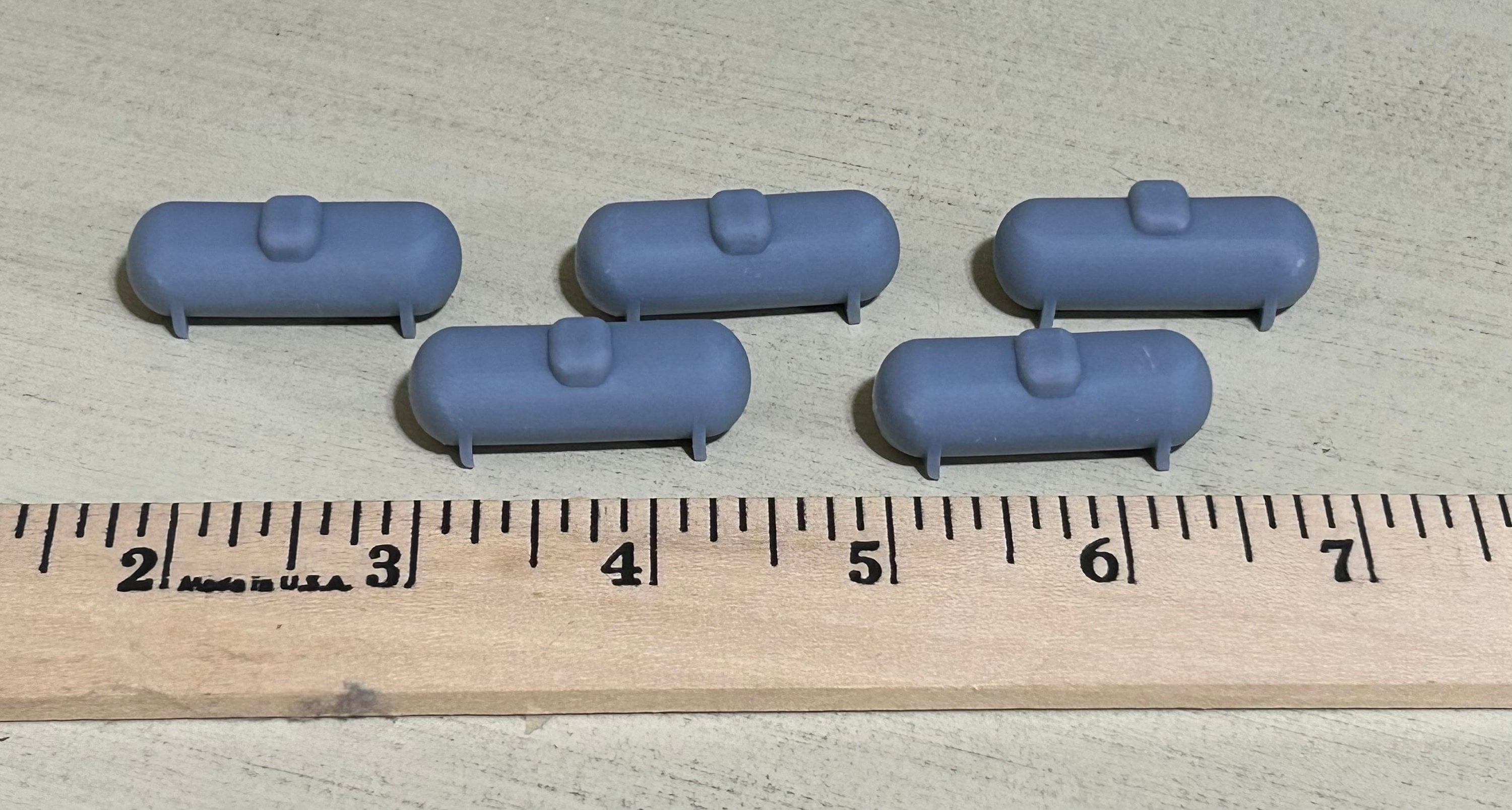Propane Tank X5 O Scale 1:48 Diorama Miniature Model Train Layout ...