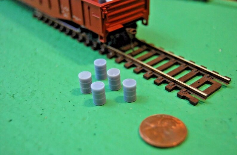 55 Gallon Drum X40 1:87 HO Miniature Model Train Layout Railroad - Etsy