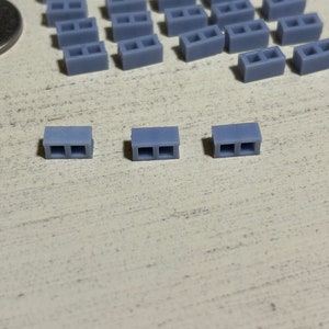 Concrete Cinder Block X20 1:48 O Diorama Miniature Model Train Layout ...