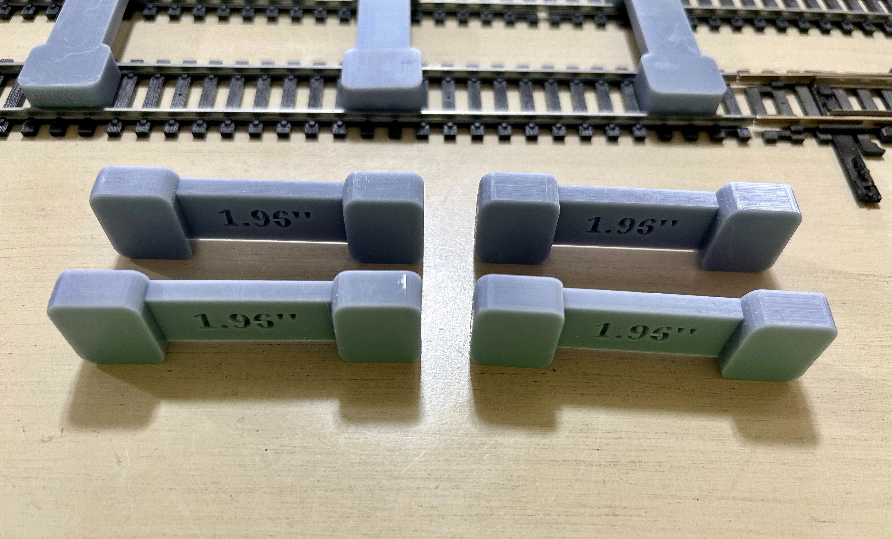 HO Scale Parallel Train Track Laying Spacer Tool SET of 4 - Etsy