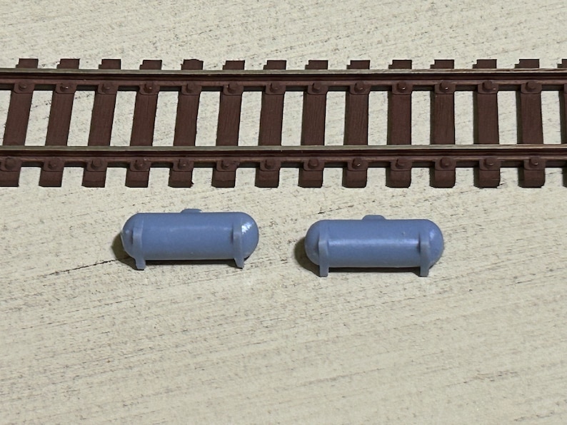 Propane Tank X10 HO Scale 1:87 Diorama Miniature Model Train Layout ...