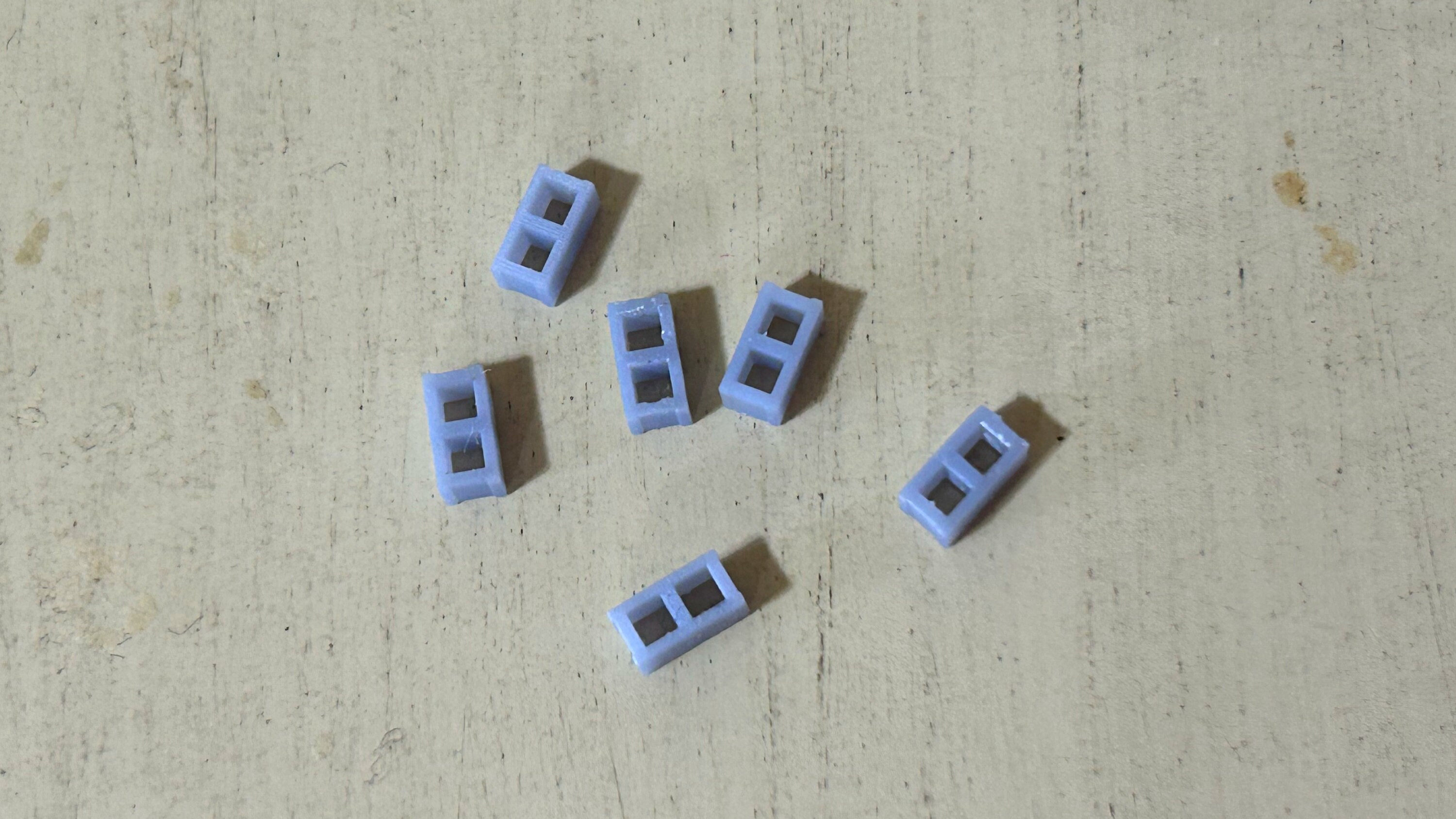 Concrete Cinder Block X40 1:87 HO OO Diorama Miniature Model Train ...