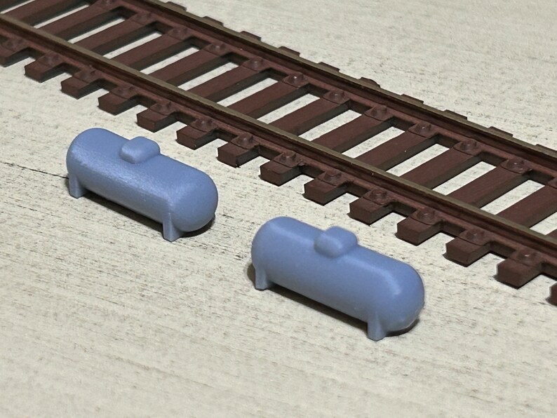 Propane Tank X10 HO Scale 1:87 Diorama Miniature Model Train Layout ...