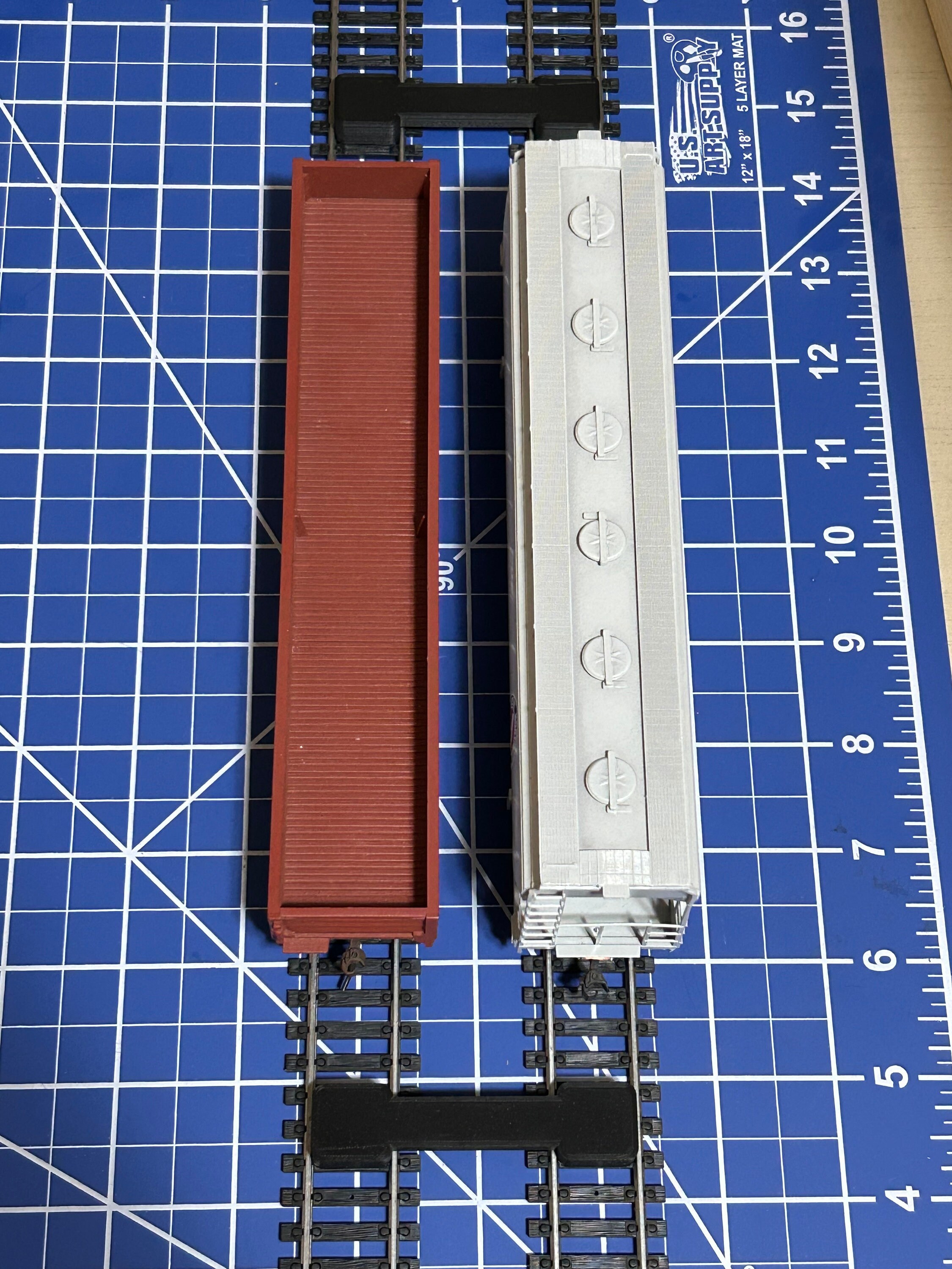 HO Scale 2.00" 13' Scale Feet Parallel Train Track Laying Spacer Tool ...
