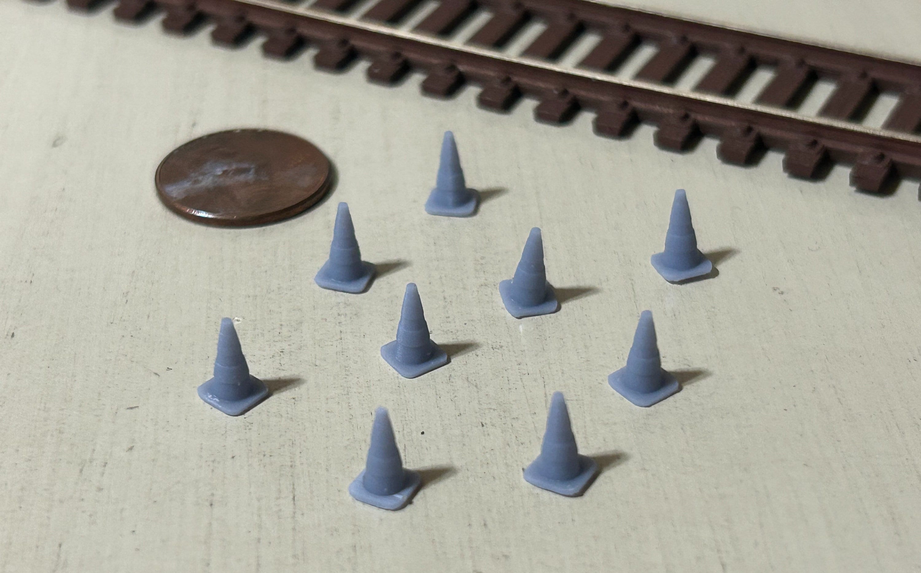 26'' Stripped Traffic Construction Cone X20 1:87 HO OO Diorama ...