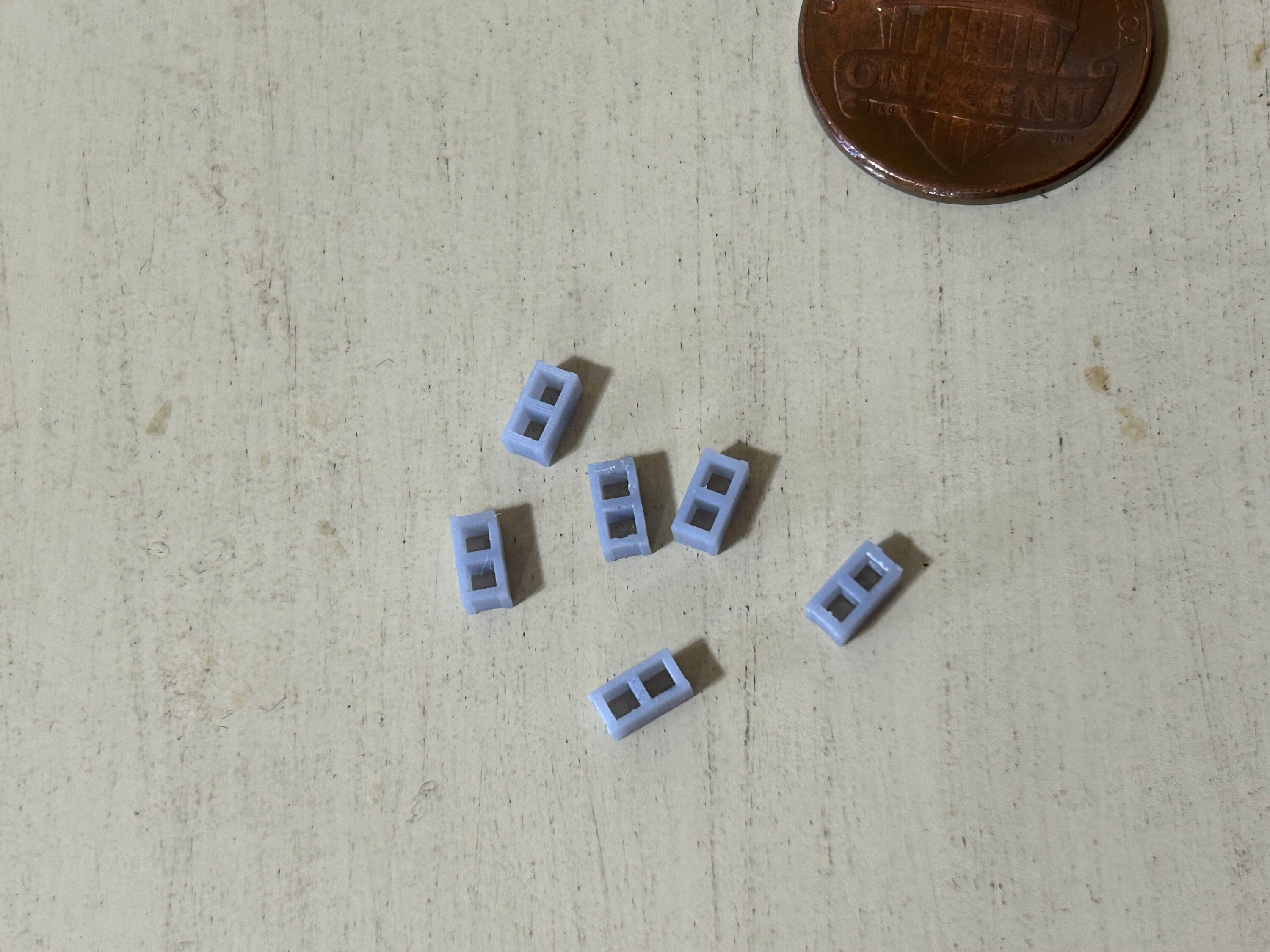 Concrete Cinder Block X40 1:87 HO OO Diorama Miniature Model Train ...