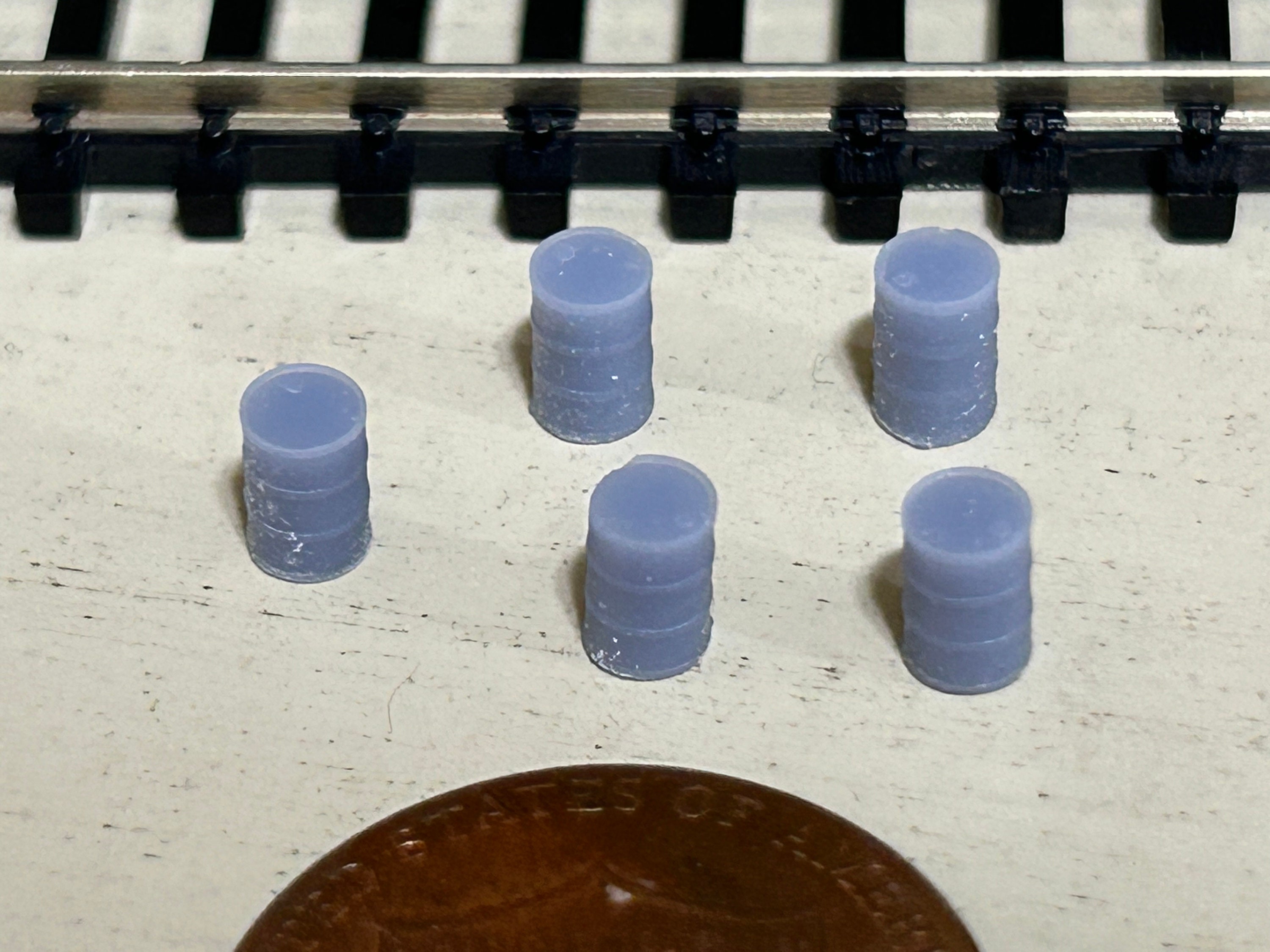 55 Gallon Drum X25 1:160 N Scale Diorama Miniature Model Train Layout ...