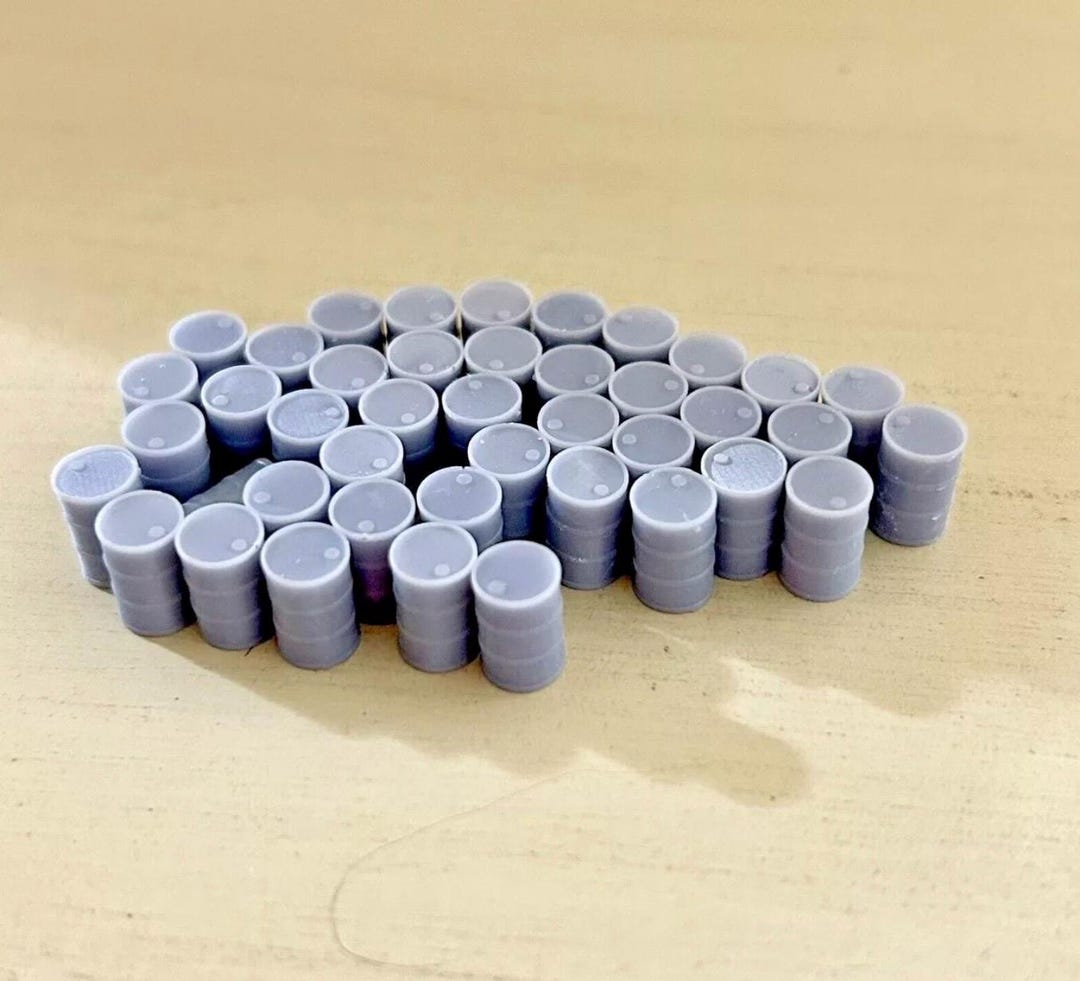 55 Gallon Drum X40 1:87 HO Miniature Model Train Layout Railroad - Etsy