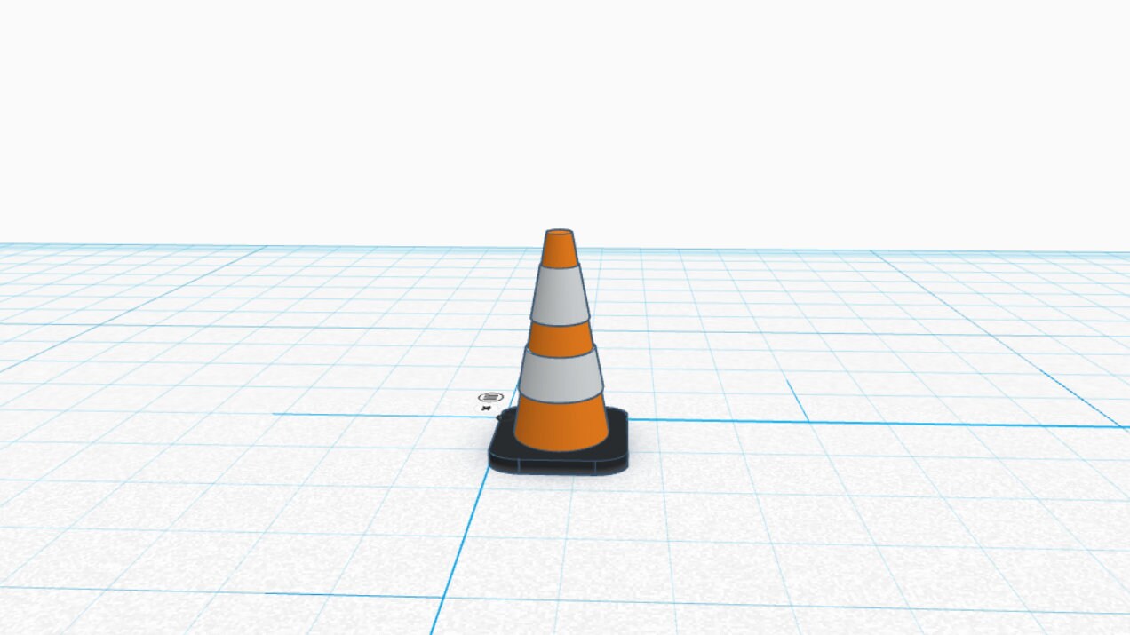 26'' Stripped Traffic Construction Cone X20 1:87 HO OO Diorama ...